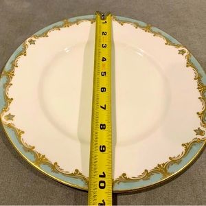 Royal Worcester | Dining | Vintage 6s Turquoise Patterned Royal Worcester England Devonshire ...